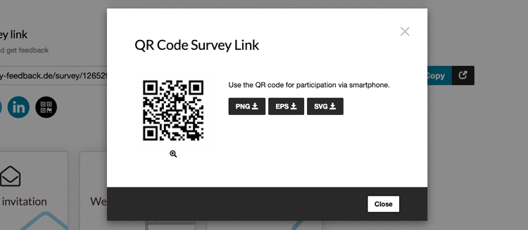 Getting started: Invite survey participants