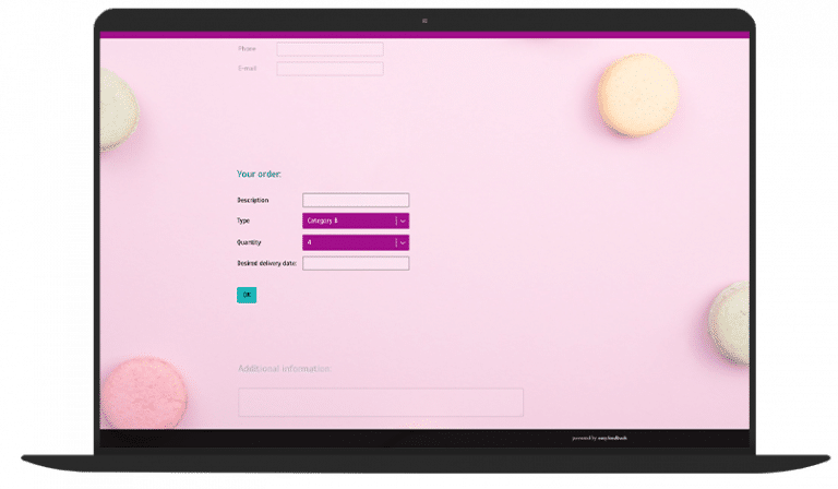 Examples & templates for online forms