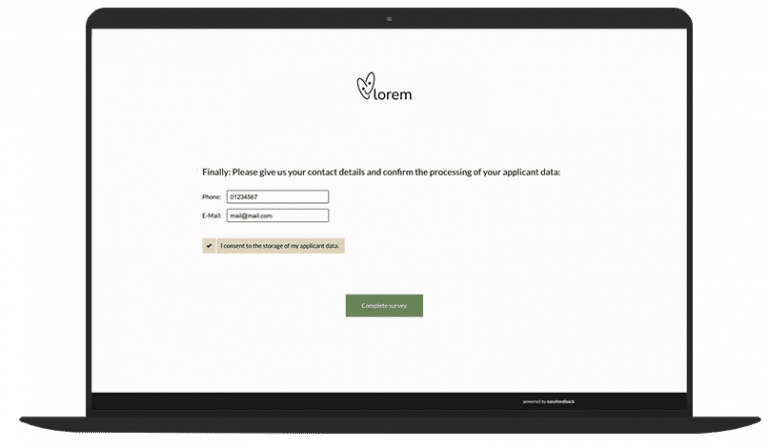 Job Application Form | Survey Template