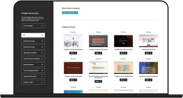 Create & conduct free online scientific surveys here!