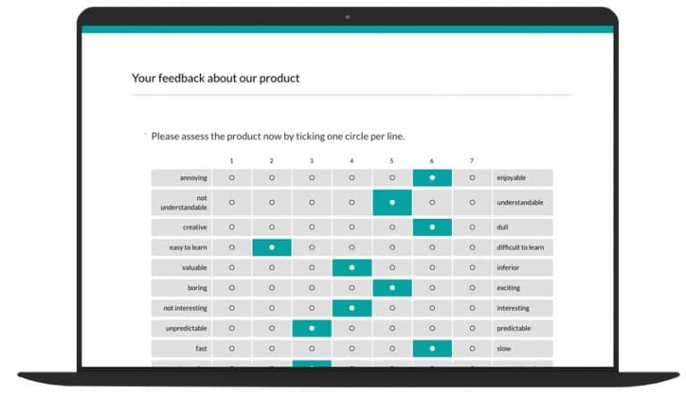 User Experience Questionnaire (UEQ) | Survey Template