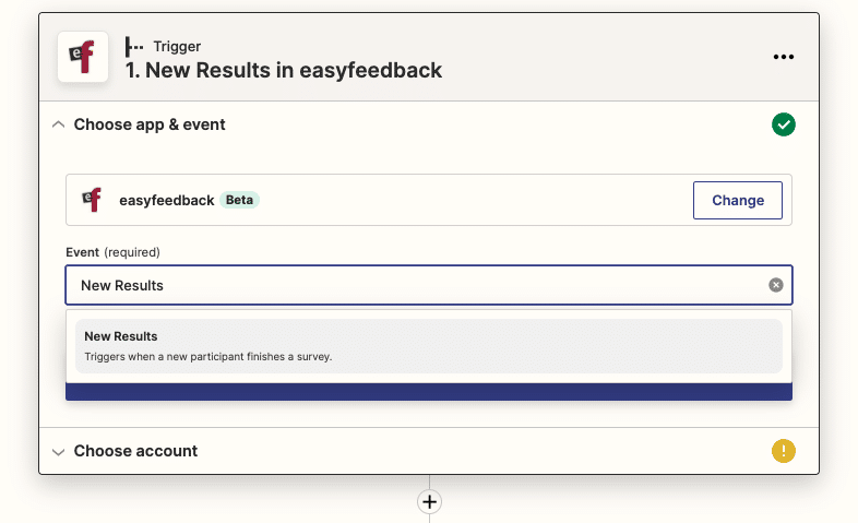 FAQ: Connect easyfeedback with Zapier | easyfeedback - Help Center