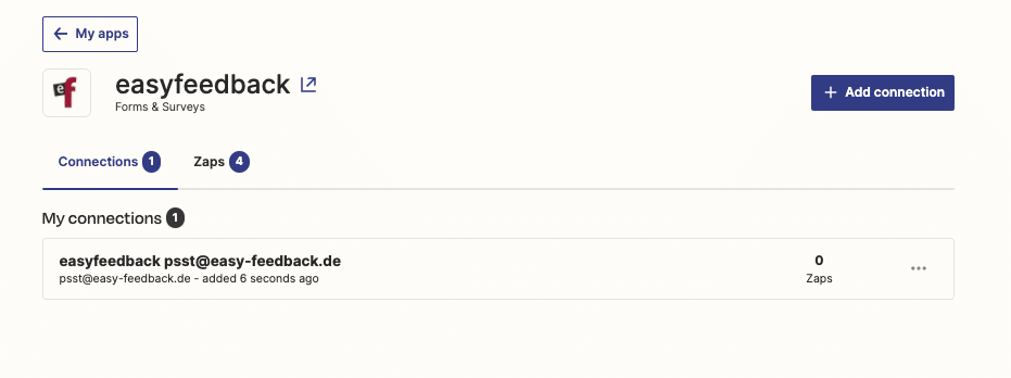 FAQ: Connect easyfeedback with Zapier | easyfeedback - Help Center