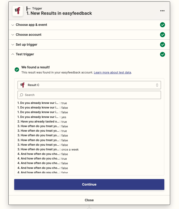 FAQ: Connect easyfeedback with Zapier | easyfeedback - Help Center